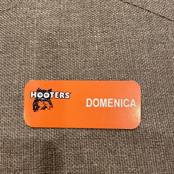 Other | Hooters Name Tag Halloween | Poshmark